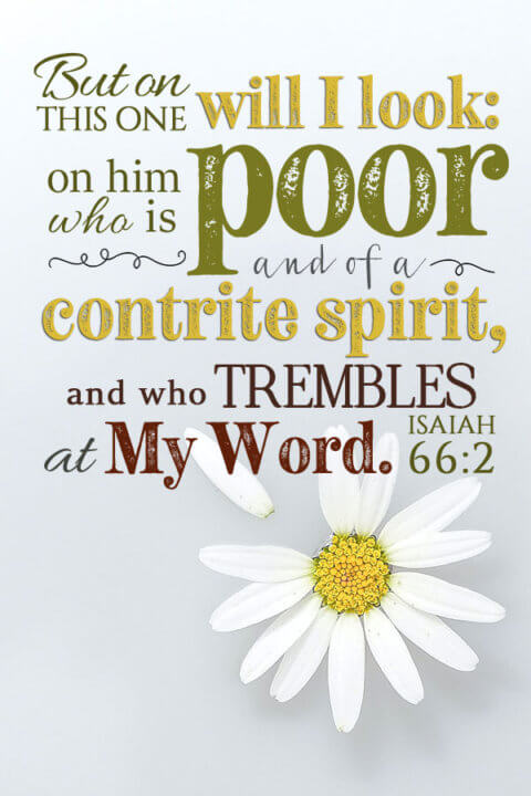 Isaiah 66:2 | Photos with Gods Word