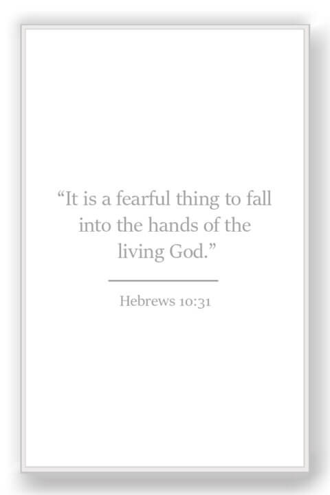 Heb 10:31 | Photos with Gods Word