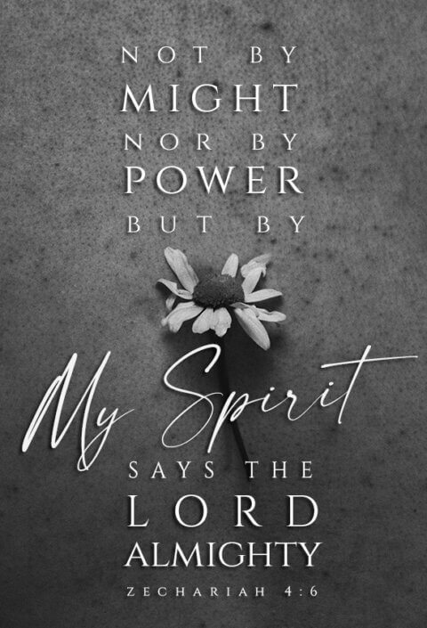 Zechariah 4:6 | Photos with Gods Word