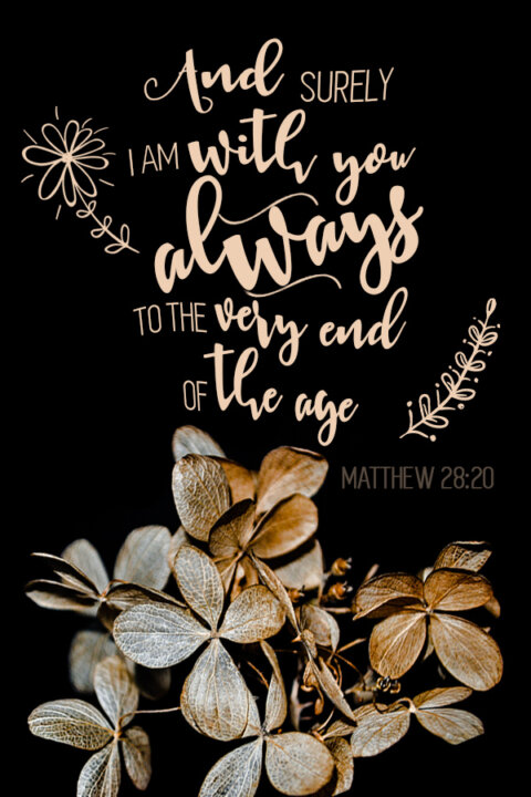 Matthew 28:20 | Photos with Gods Word